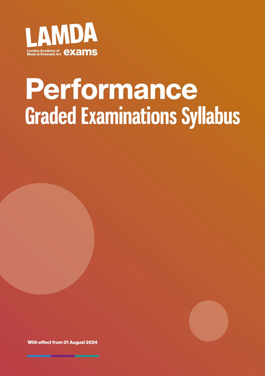 Performance Syllabus (with effect from August 2024) – LAMDA Online Shop